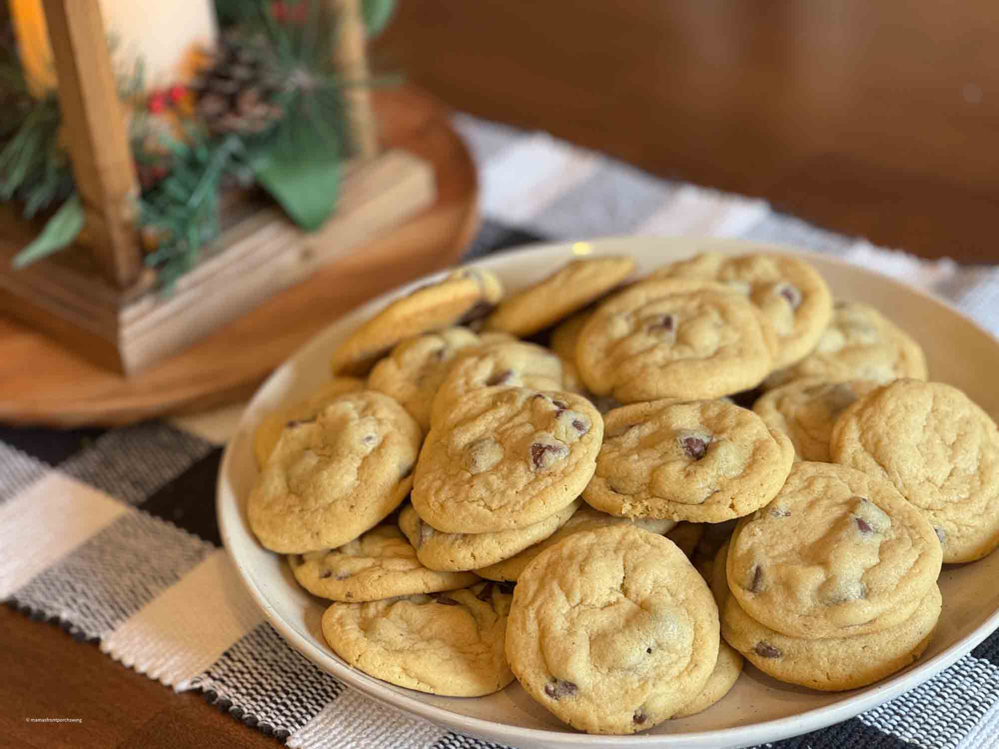 The Best Recipe For Soft Chocolate Chip Cookies - Mamas Front Porch Swing