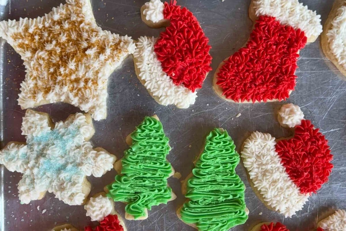 The Best Homemade Sugar Cookies With Frosting - Mamas Front Porch Swing