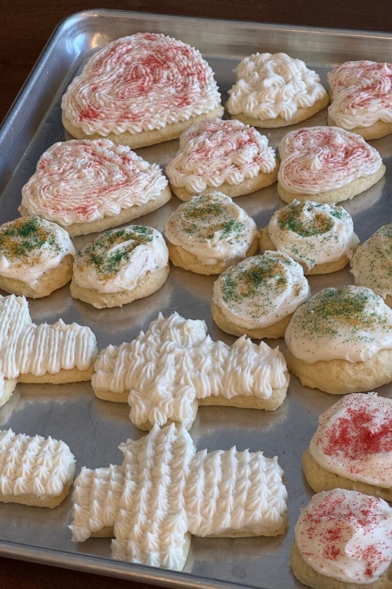 The Best Buttercream Frosting For Sugar Cookies - Mamas Front Porch Swing