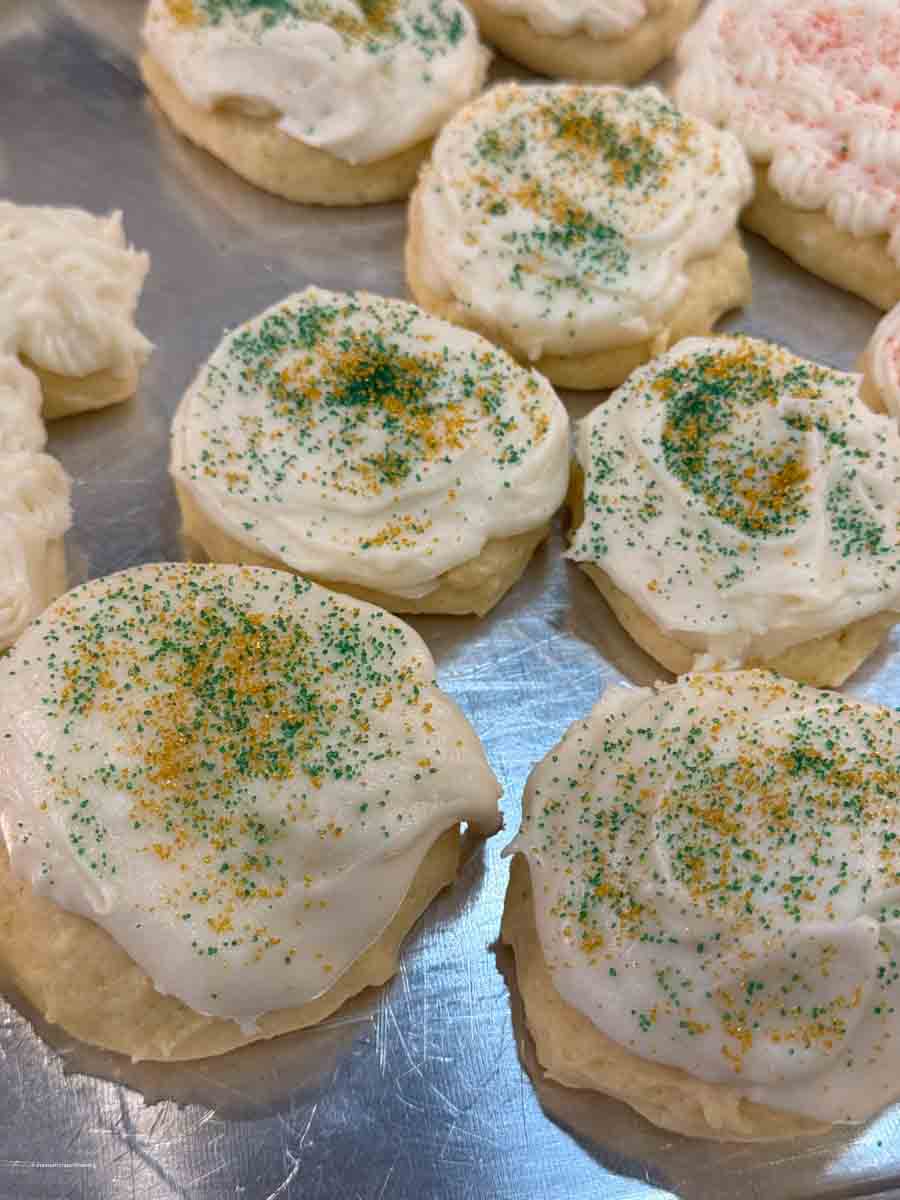 The Best Homemade Sugar Cookies With Frosting - Mamas Front Porch Swing
